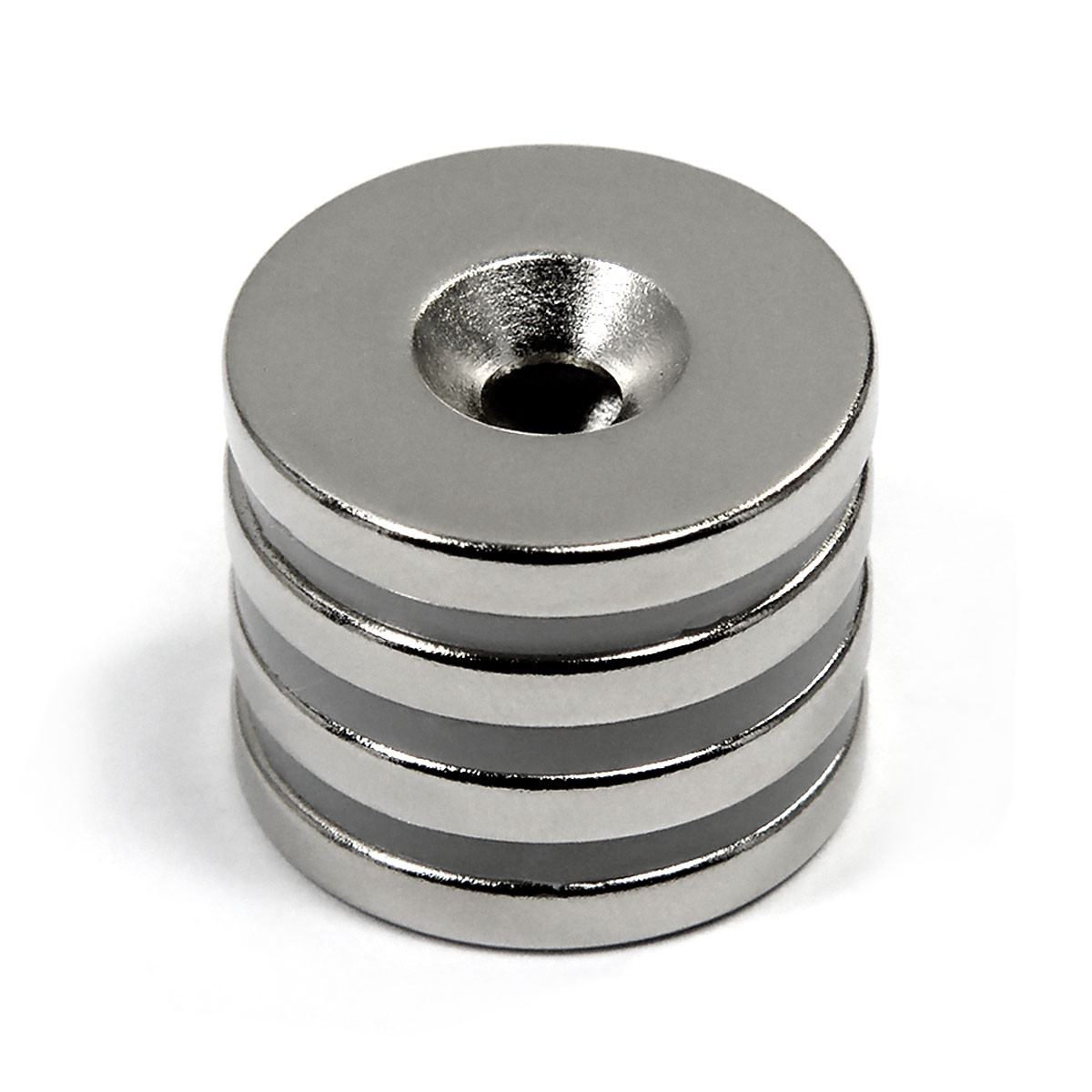 N42 7/8x1/8 Countersunk Hole Neodymium Magnets