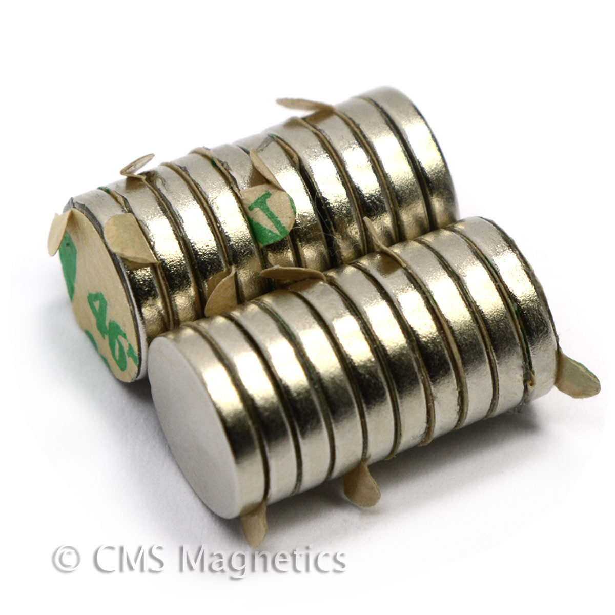 Neodymium Disc Magnets w/ 3M Adhesive Rare Earth