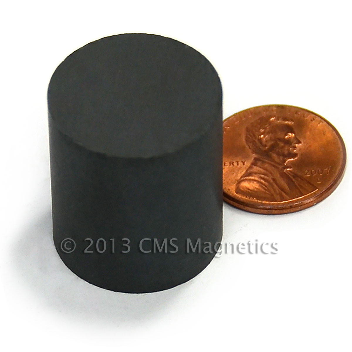 Cylindrical Ceramic Magnets C8 Dia 7/8"X1" SLUG