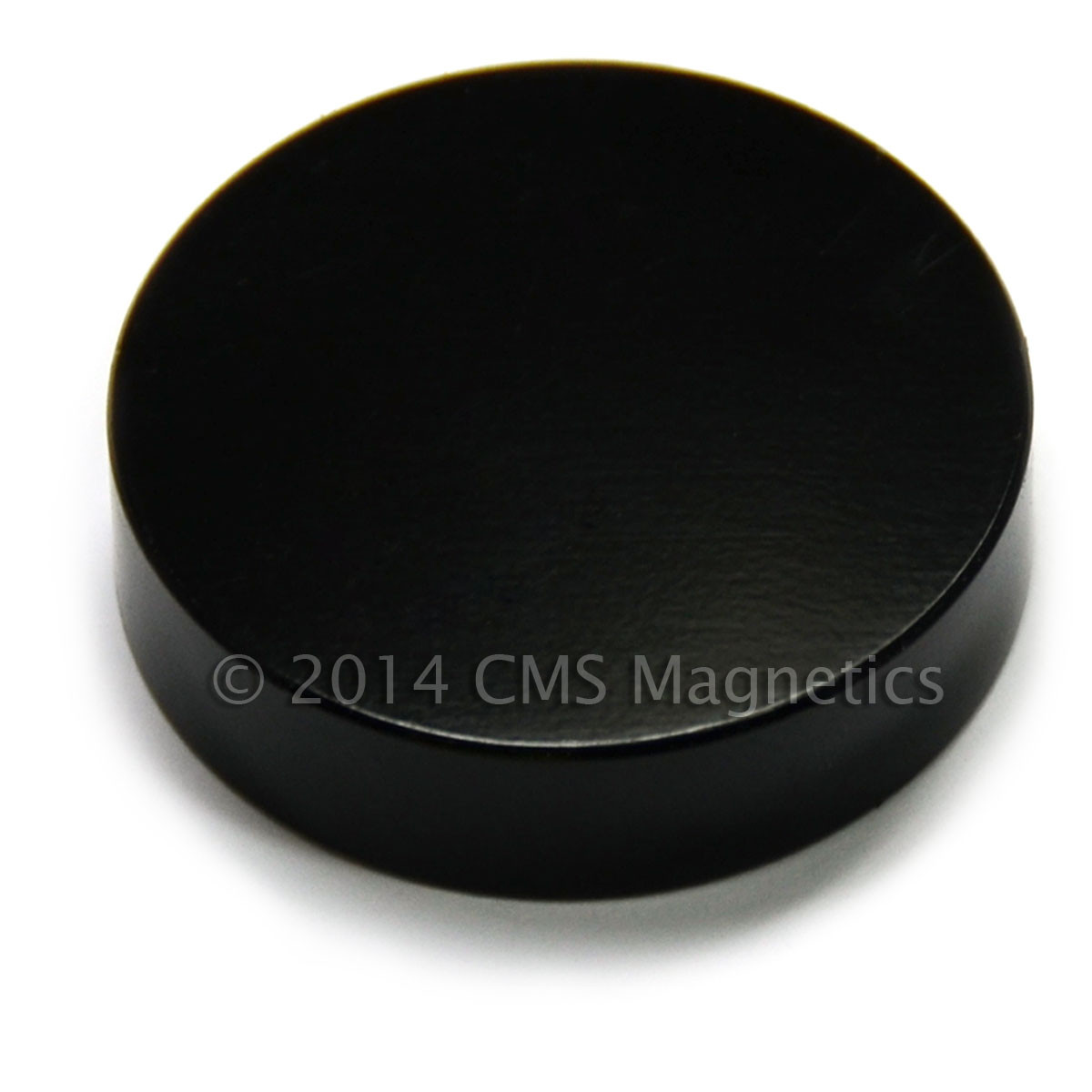 N45 Neodymium Disc Magnet Dia 1-1/2 x 3/8" Epoxy Coated
