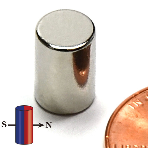 Diametrically Magnetized Neodymium Cylinder Magnets