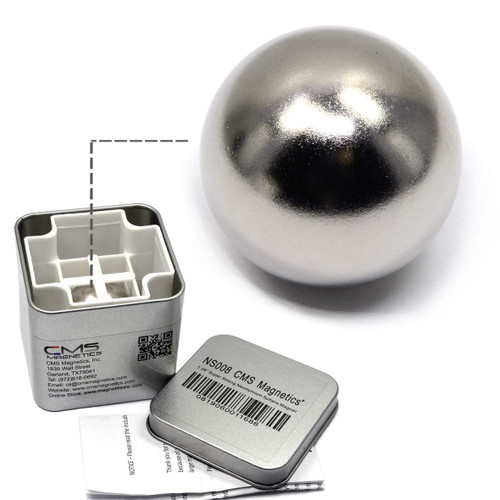 N35 Grade Neodymium Magnetic Sphere Balls - 1.26" Powerful Magnet Orbs ...