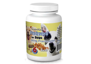 Praziguard® 34mg Praziquantel for Small Dogs & Puppies