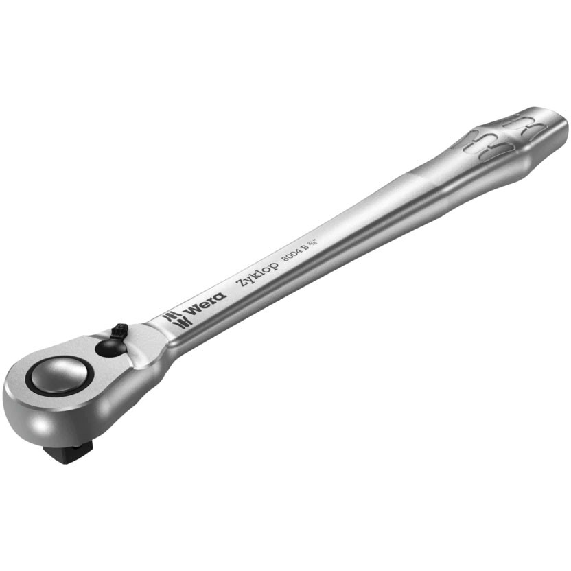 Wera Tool 8004 B Zyklop Metal Ratchet With 3/8" Drive - The Sport Factory