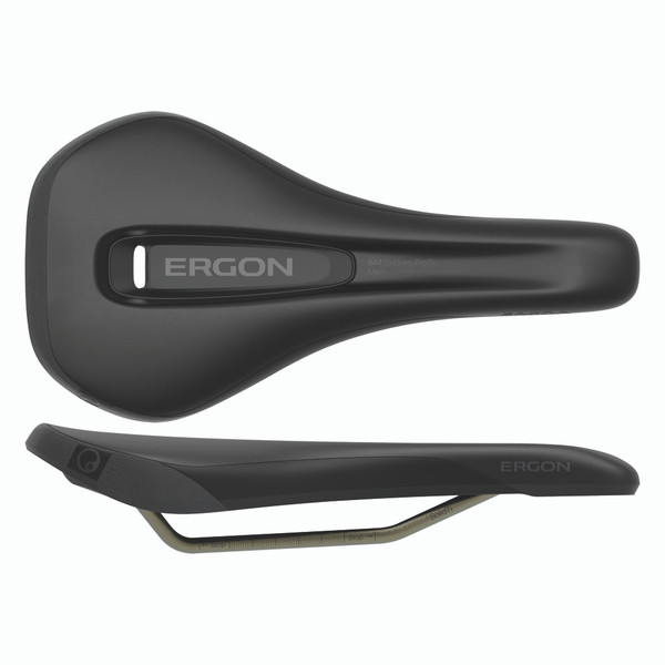 Ergon SM Enduro Pro Saddle, Small/Medium, Stealth - The Sport Factory