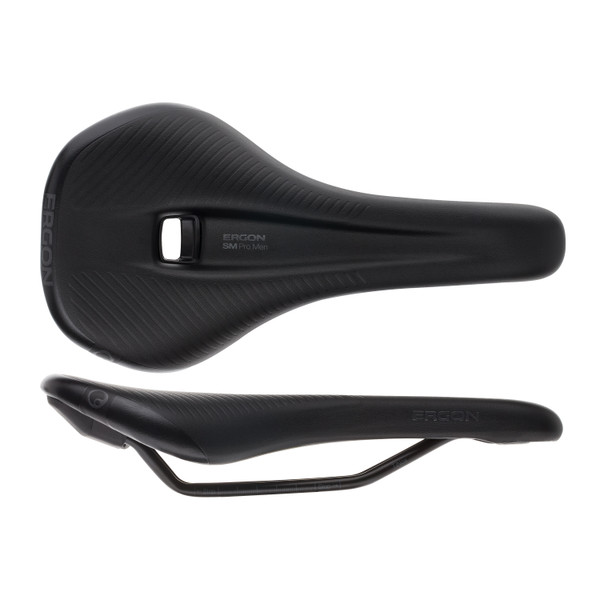 Ergon SM Pro Men's Saddle, Small/Medium, Stealth - The Sport Factory