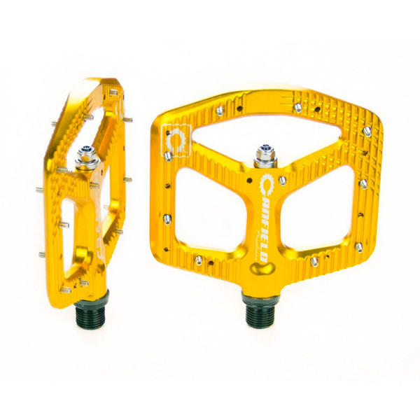 Canfield Crampon Ultimate Pedals, Gold - The Sport Factory