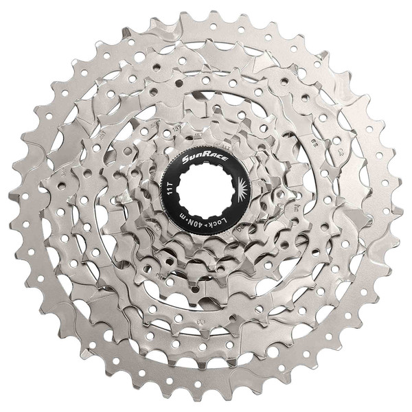 Sunrace CSM680 8sp Cassette, 11-40t, Silver - The Sport Factory