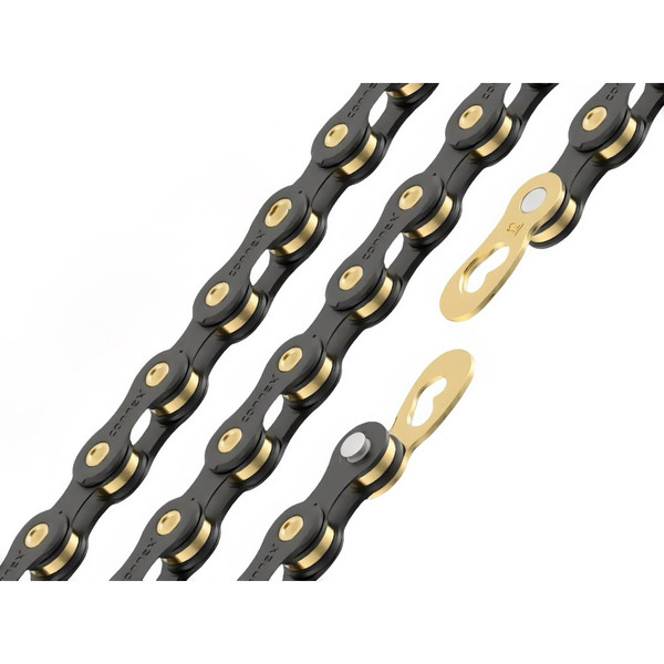 Connex 12s0 12sp Chain, Black/Gold - The Sport Factory