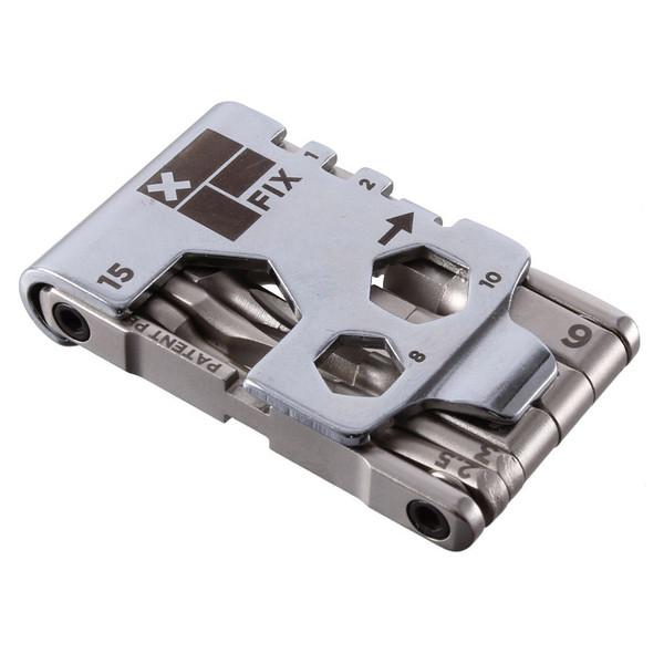 Fix Manufacturing Wheelie Wrench Folding Tool, Silver - The Sport Factory