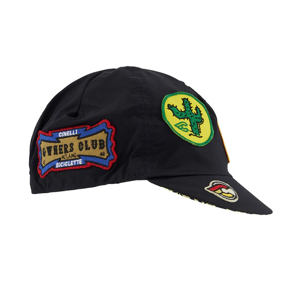 Cinelli Cycling Cap, History Patch, Black - The Sport Factory