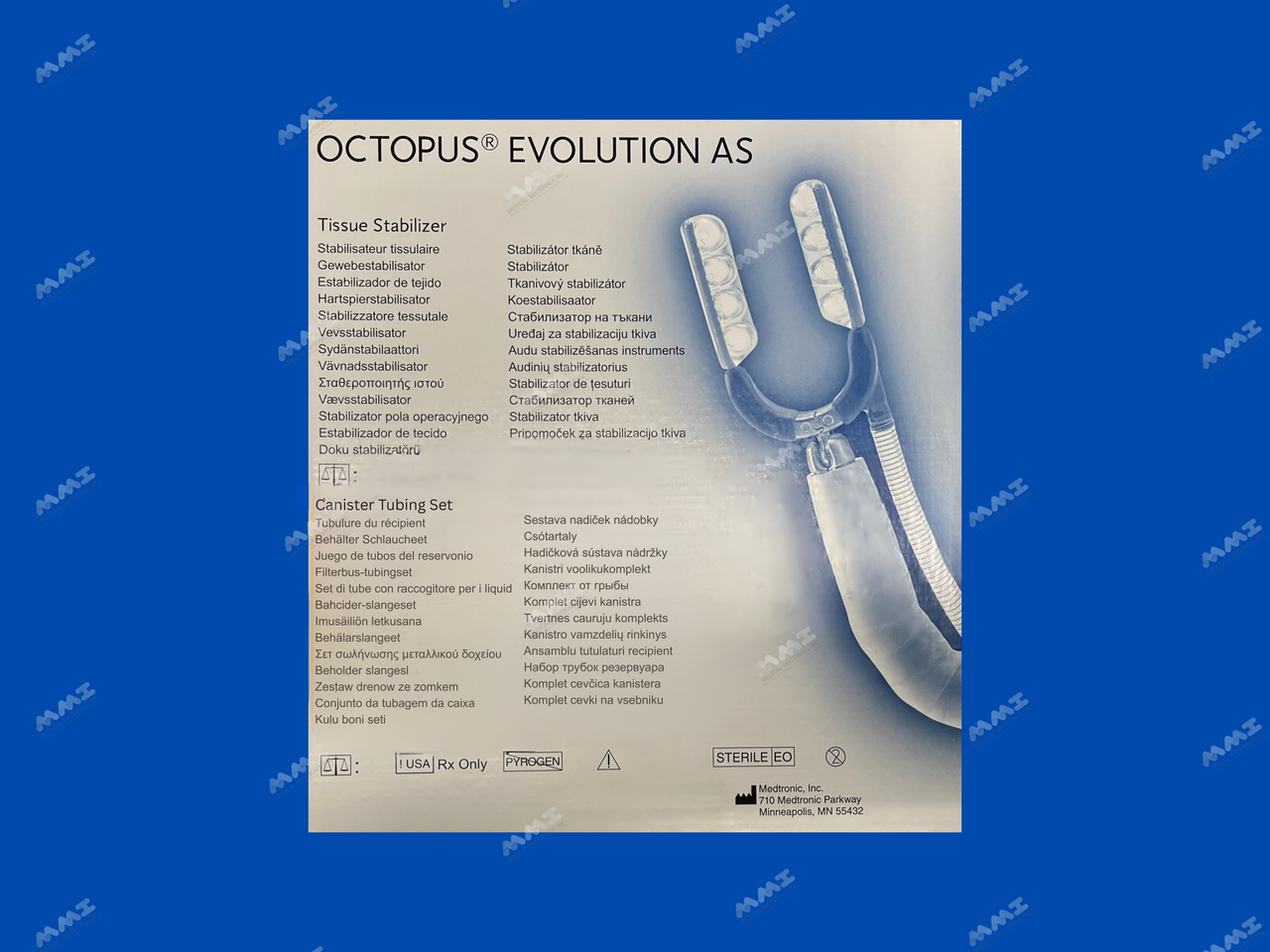 OCTOPUS Evolution AS Tissue Stabilizer & Canister Tubing Set
