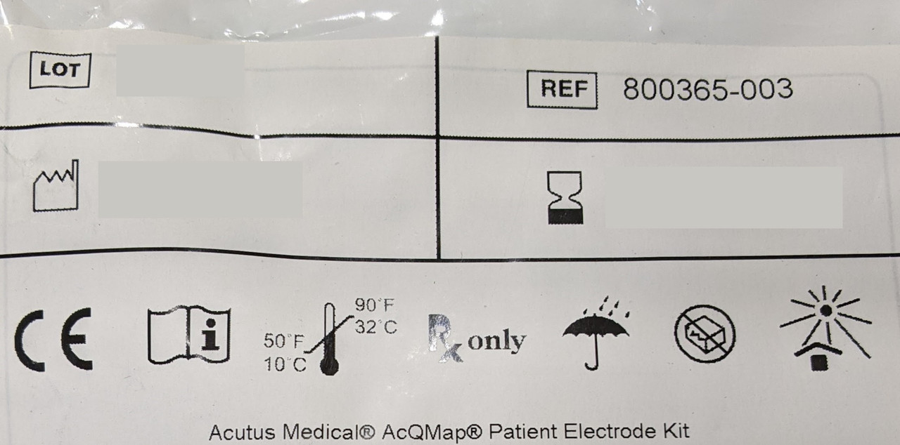 AcQMap Patient Electrode Kit