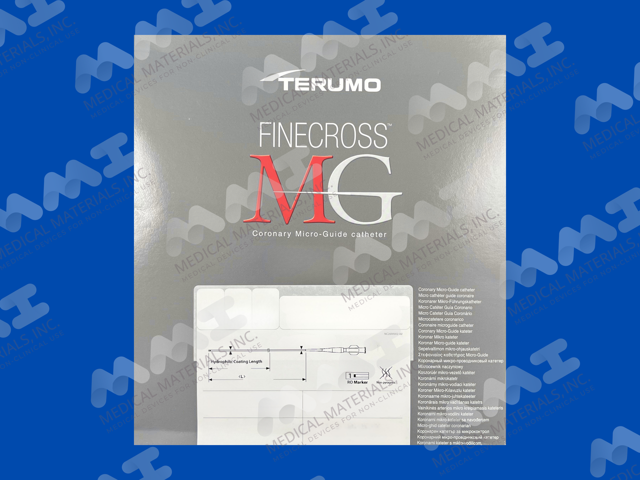 Finecross MG Coronary Micro-Guide Catheter - 1.8Fr x 150cm - Non-Expired