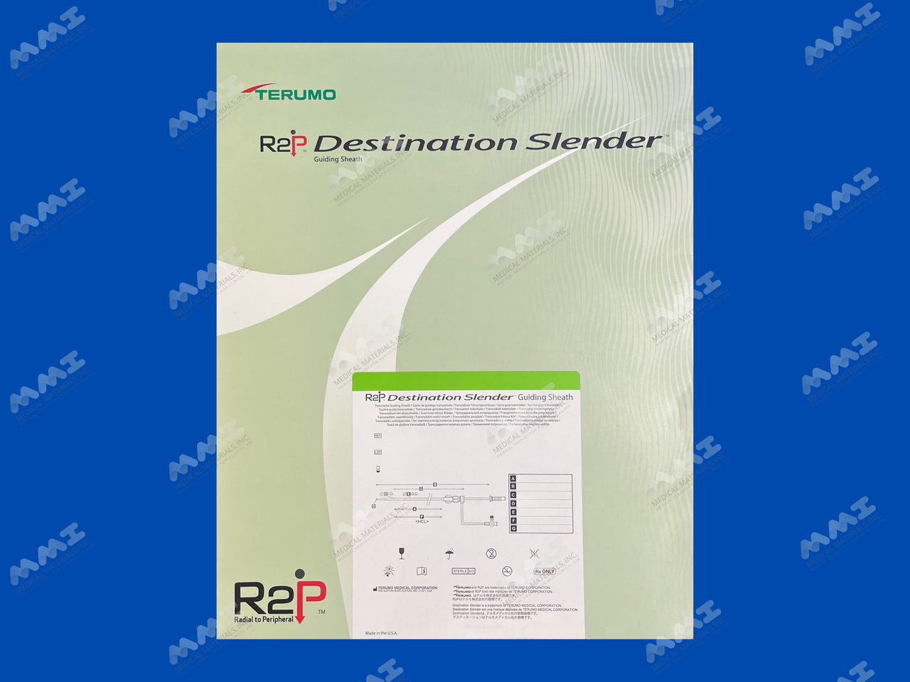 R2P Destination Slender Transradial Guiding Sheath - 6Fr x 105cm