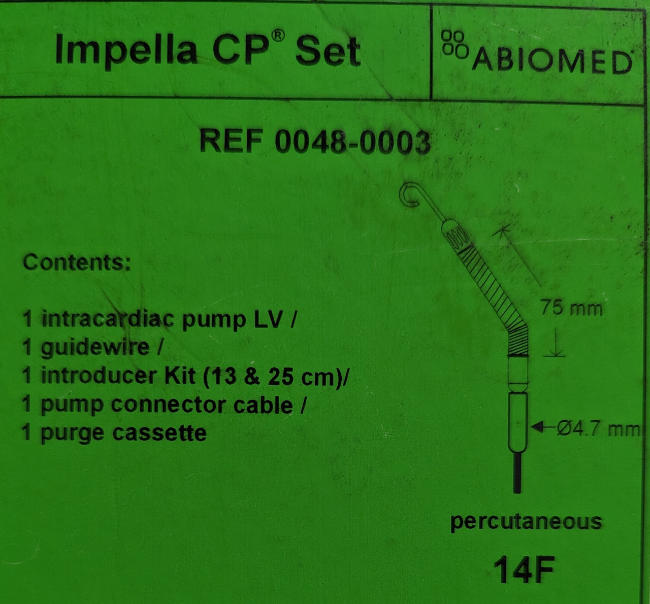 Impella CP Set - 14Fr x 4.7mm x 75mm
