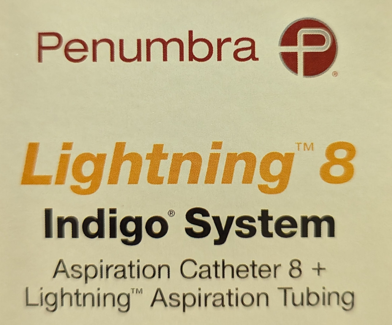 Penumbra Lightning 8 Indigo System - Aspiration Catheter 8 + Lightning ...