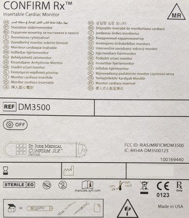 CONFIRM Rx Insertable Cardiac Monitor (ICM)