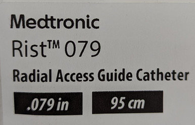 Rist Radial Access Guide Sheath with Vessel Dilator - 7Fr x .079" x ...