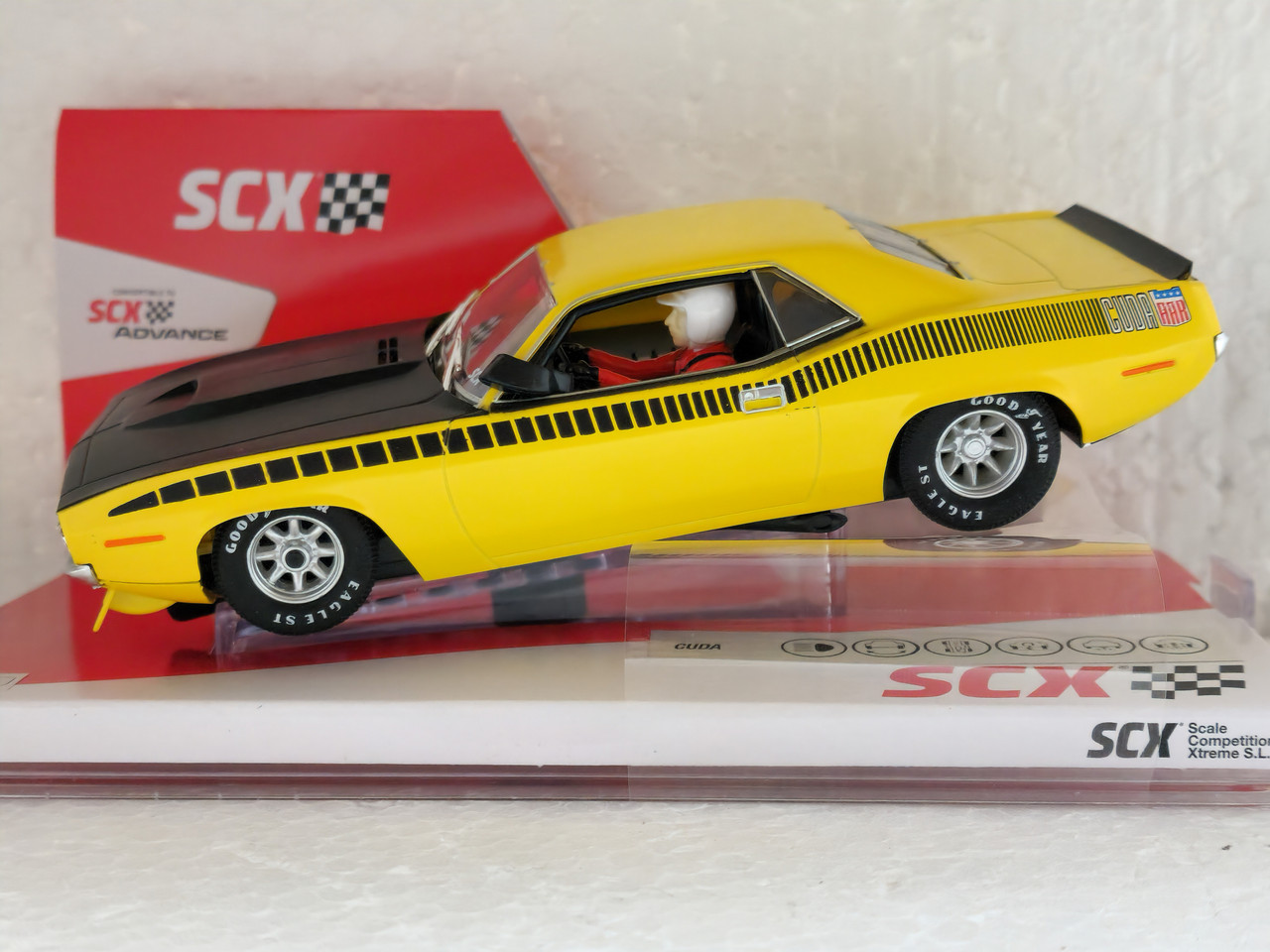 U10443X300 SCX Plymouth Trans Am AAR CUDA Lemon Twist 1970 1:32 Slot ...