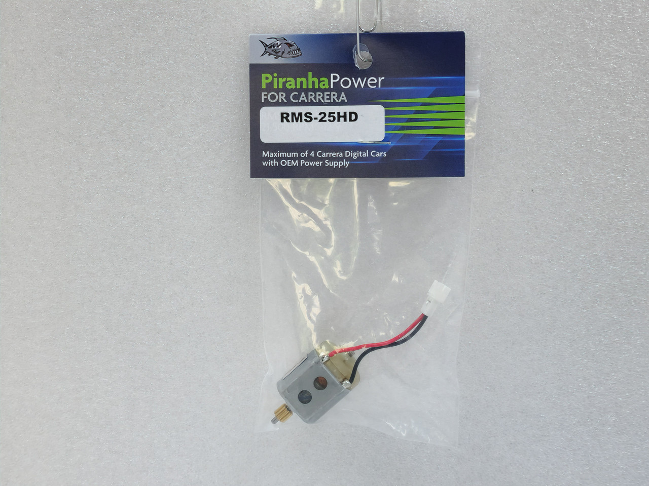 RMS-25HD Piranha 25,000 RPM Motor - Direct Fit for Carrera 1:32 Slot ...