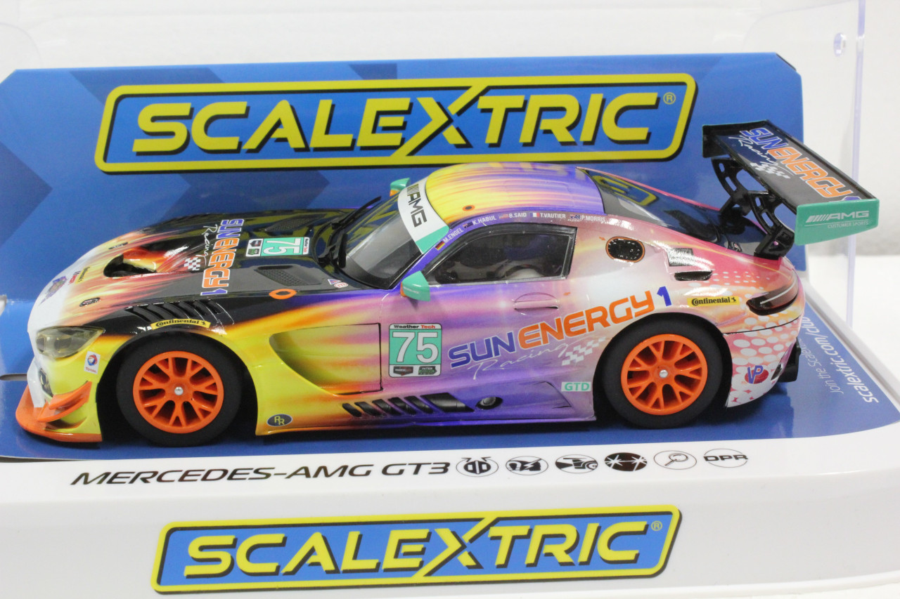 Scalextric C3941 Mercedes AMG GT3 SubEnergy Racing 2017, #75 1/32 Slot ...