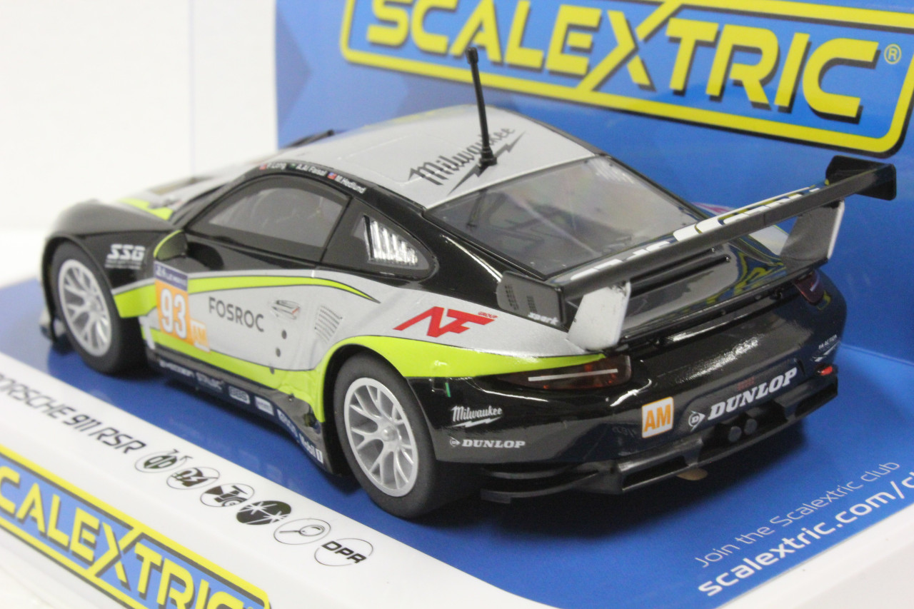 C4020 Scalextric Porsche 911 RSR, LeMans 2017 Proton #93 1:32 Slot Car ...