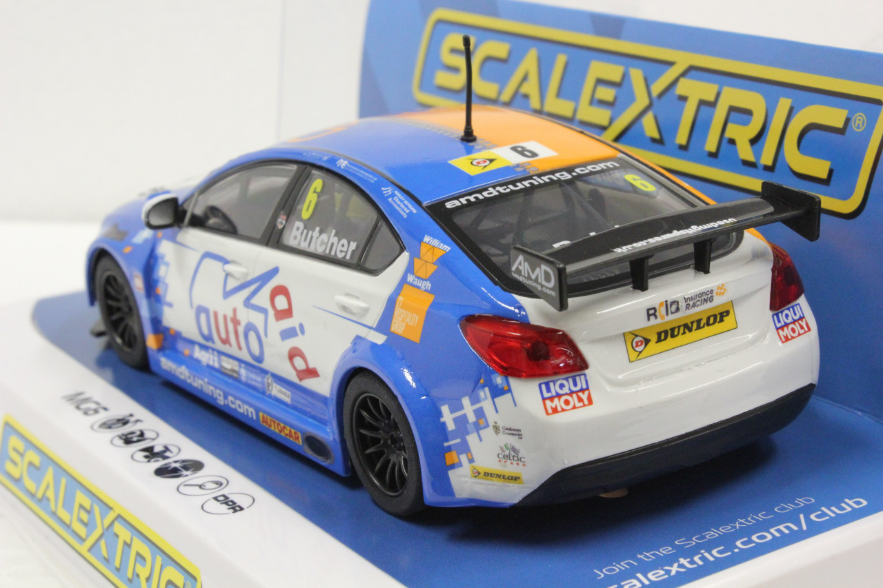 C4017 Scalextric BTCC MG6 AMD Essex Rory Butcher, #6 1:32 Slot Car *DPR ...