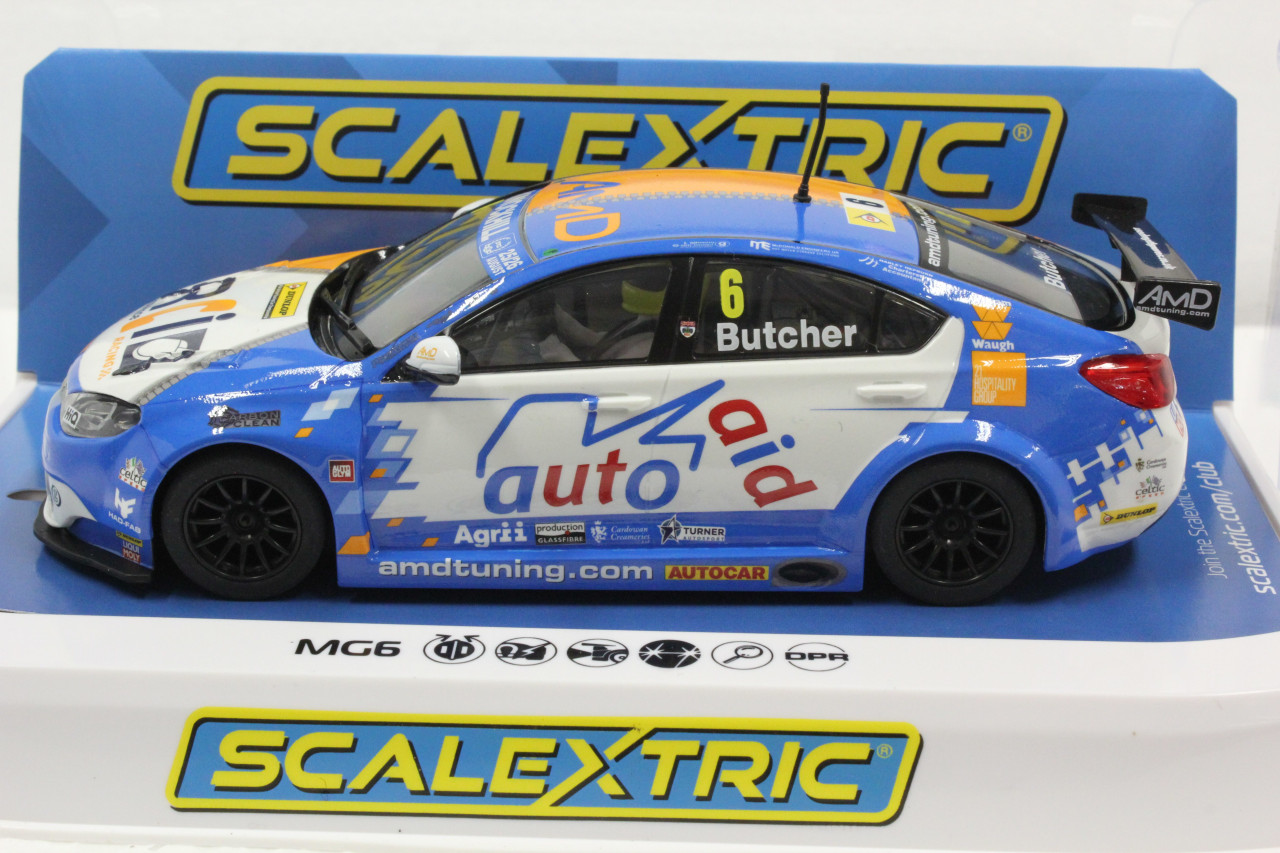 C4017 Scalextric BTCC MG6 AMD Essex Rory Butcher, #6 1:32 Slot Car *DPR ...
