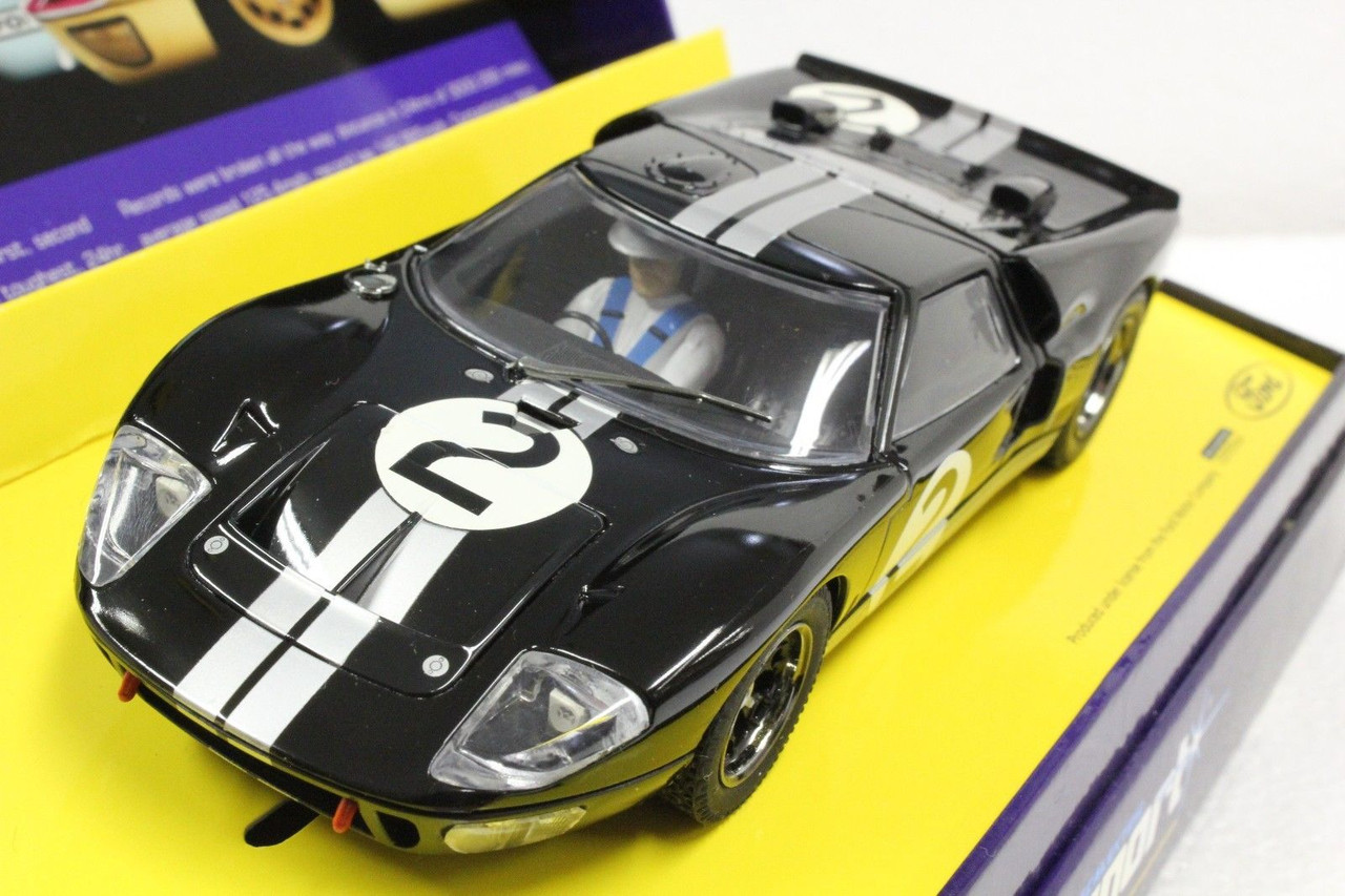 C2463A Scalextric Sport Ford GT MKII Le Mans 1966 Black/Silver, #2 1:32 ...