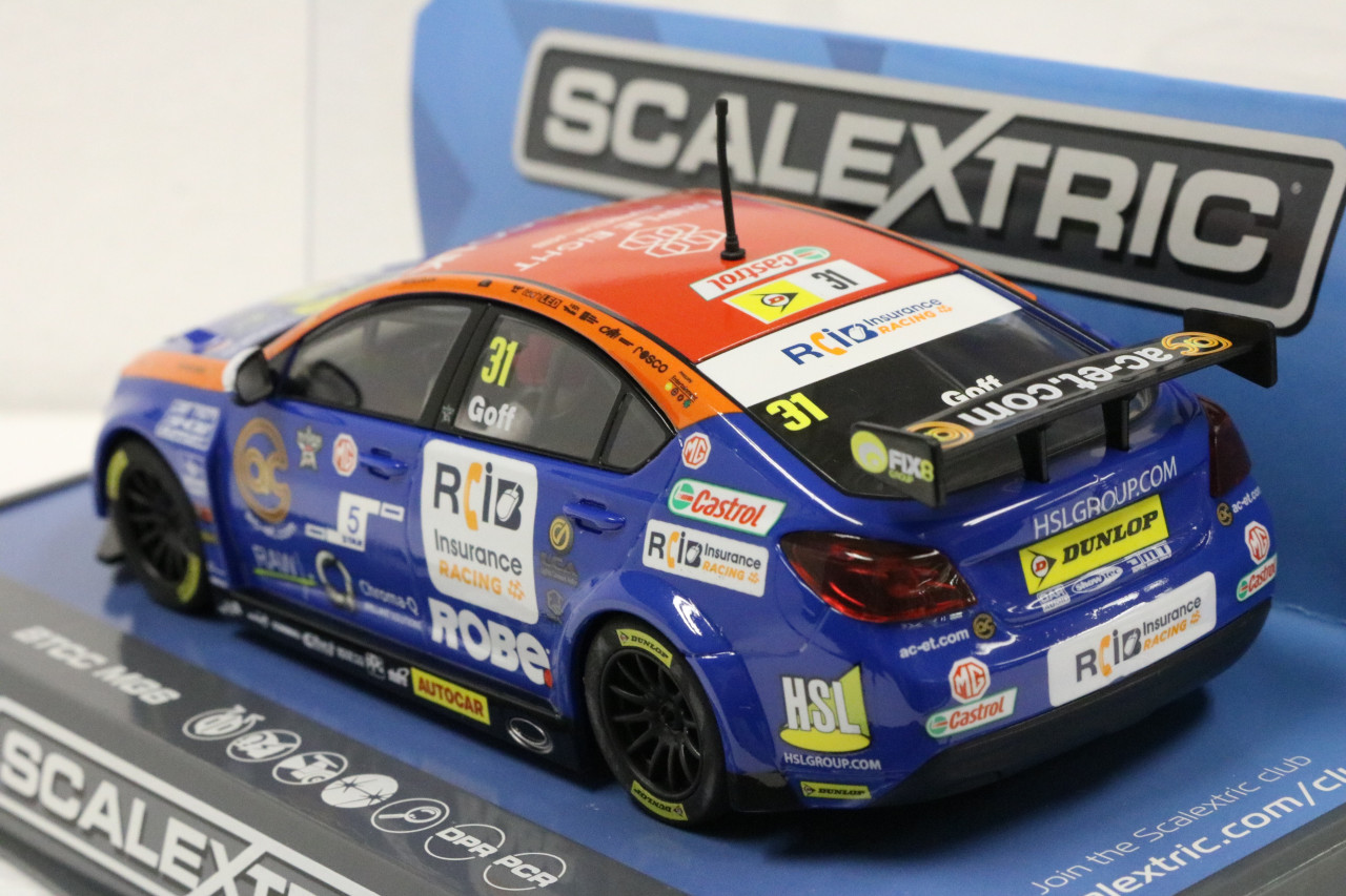 C3736 Scalextric BTCC MG6 - Jack Goff, Brands Hatch 2015 1:32 Slot Car ...