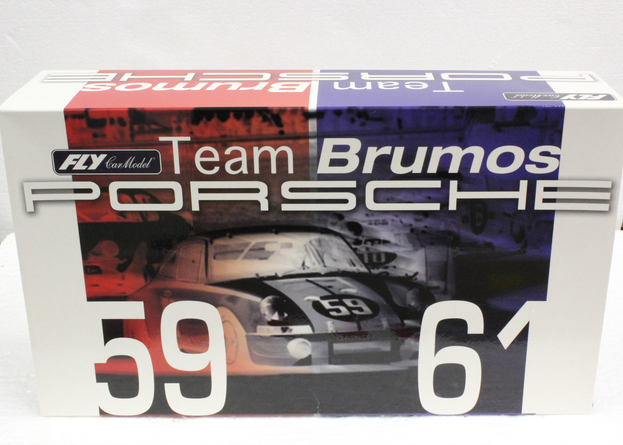 TEAM13/96081 Fly Porsche 911 & 934 Team Brumos Twin-Pack 1:32 Slot Car ...