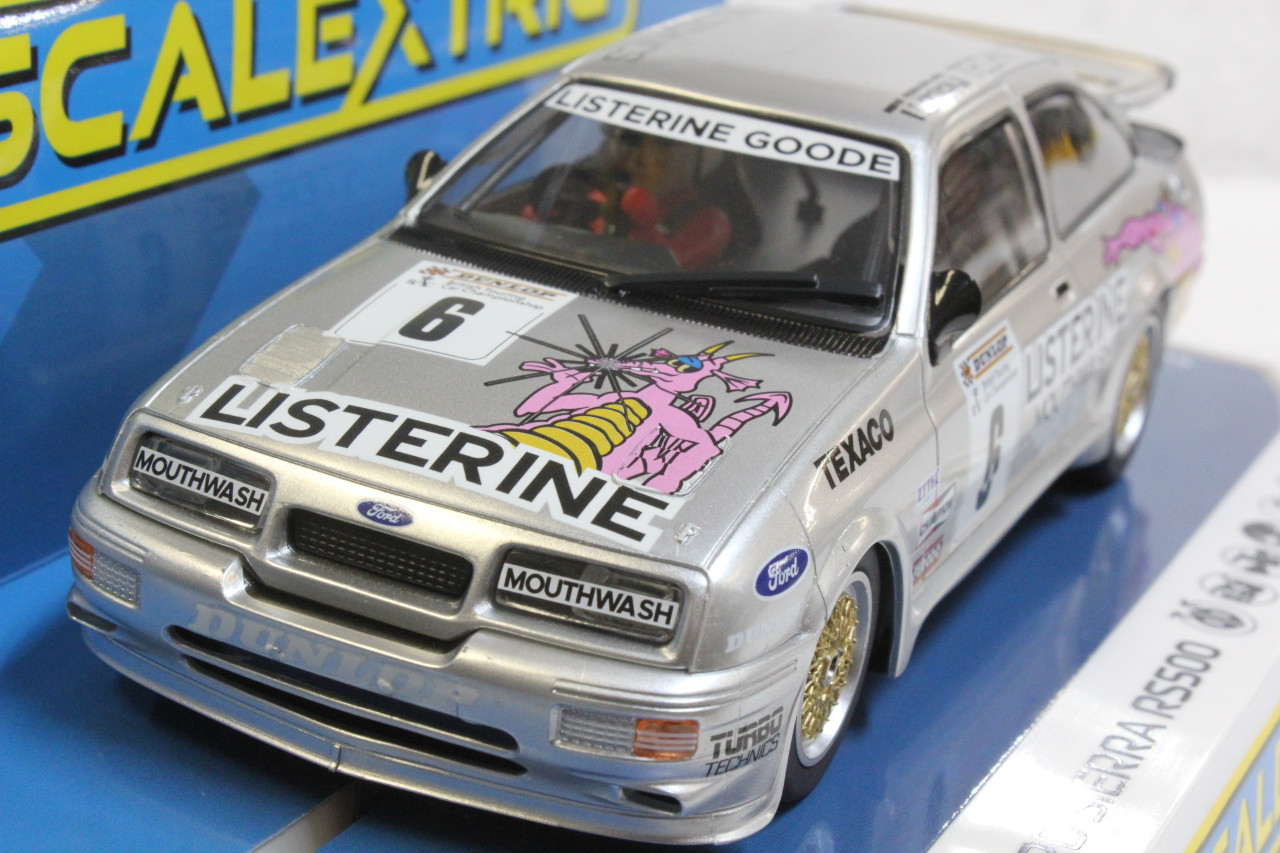 C4146 Scalextric Ford Sierra RS500 Graham Goode Racing, #6 1:32 Slot ...