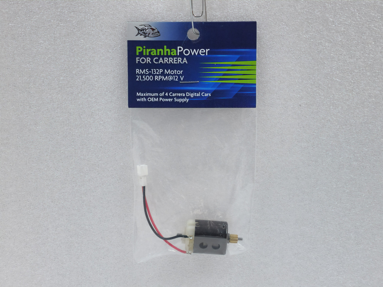 RMS-132P Piranha 21,500 RPM Motor - Direct Fit for Carrera 1:32 Slot ...