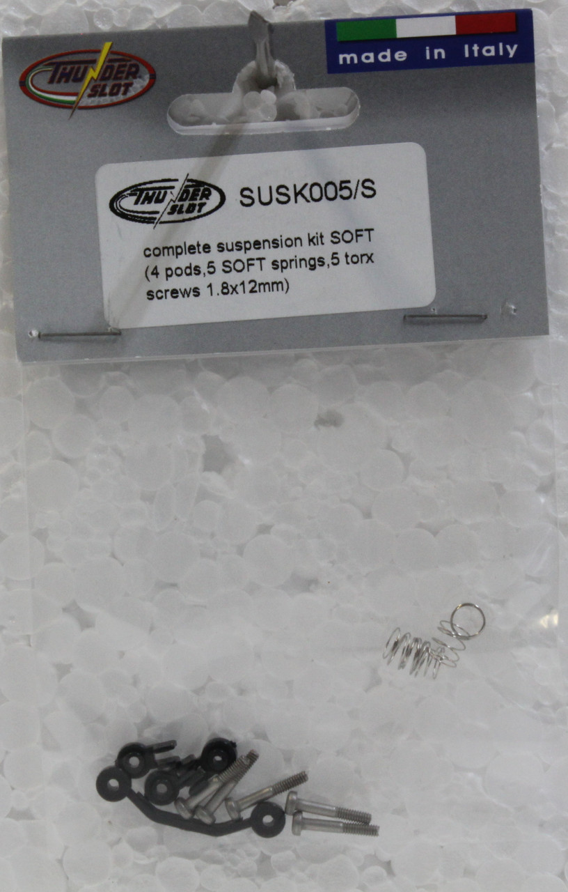 SUSK005/S Thunderslot Complete Suspension Kit Soft 1:32 Slot Car Part ...