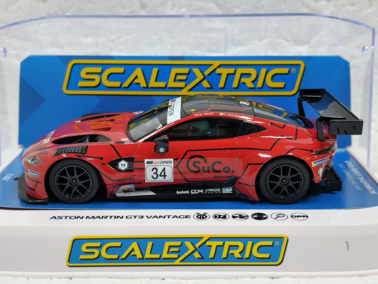 C4233 Scalextric Aston Martin GT3 Vantage TF Sport - GT Open 2020, #34 ...