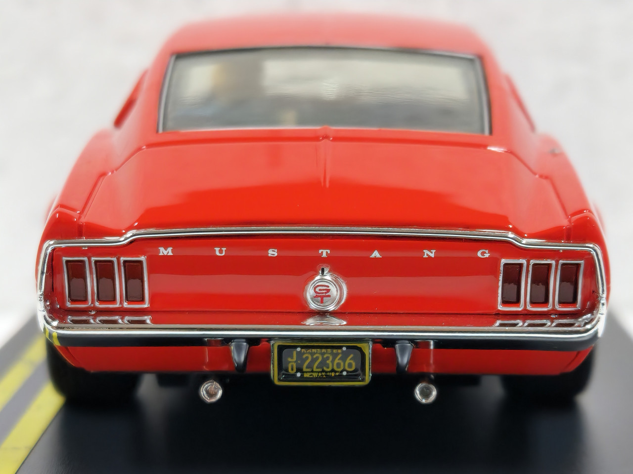 Red 1968 Mustang Fastback