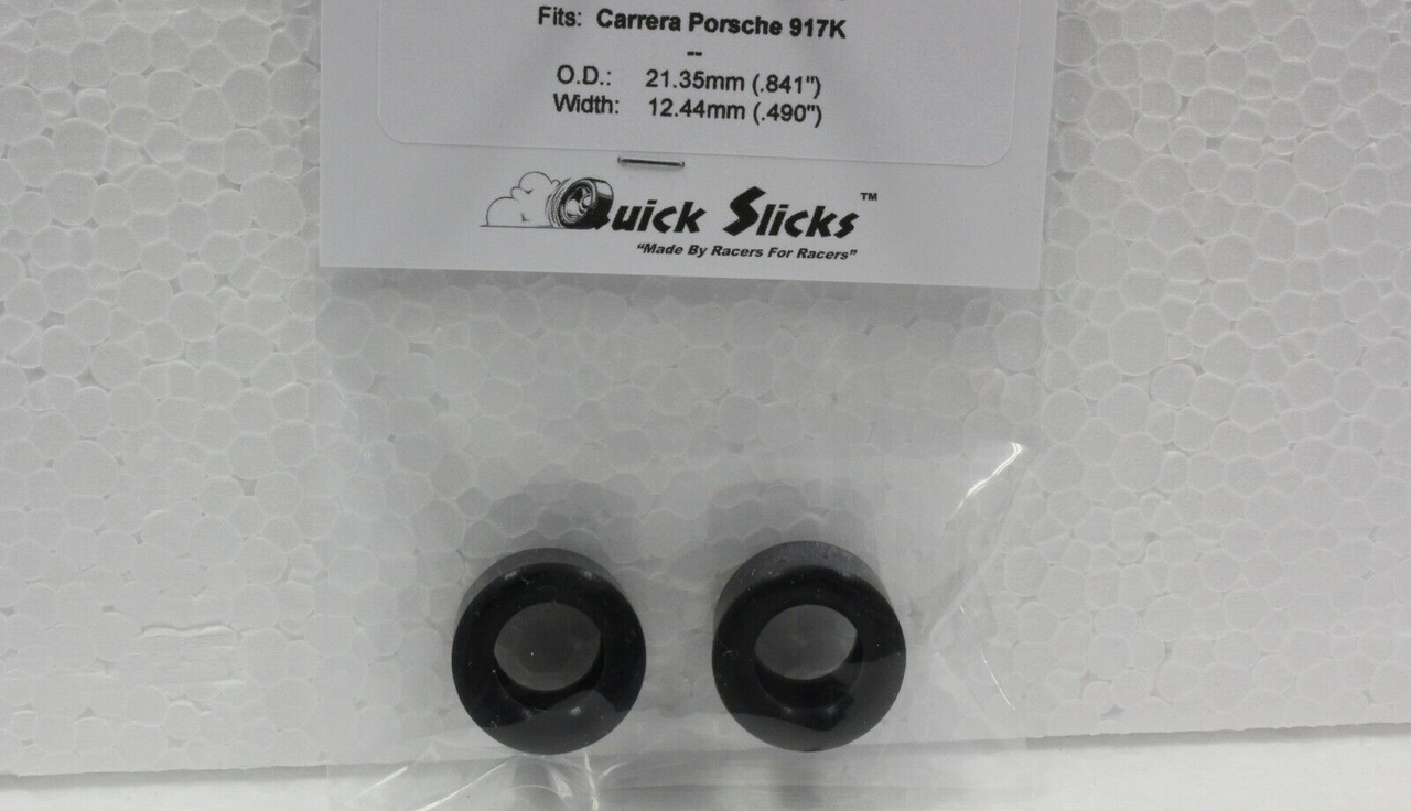 CA21XF Quick Slicks Silicone Tires for Carrera Porsche 917K 1:32 Slot ...