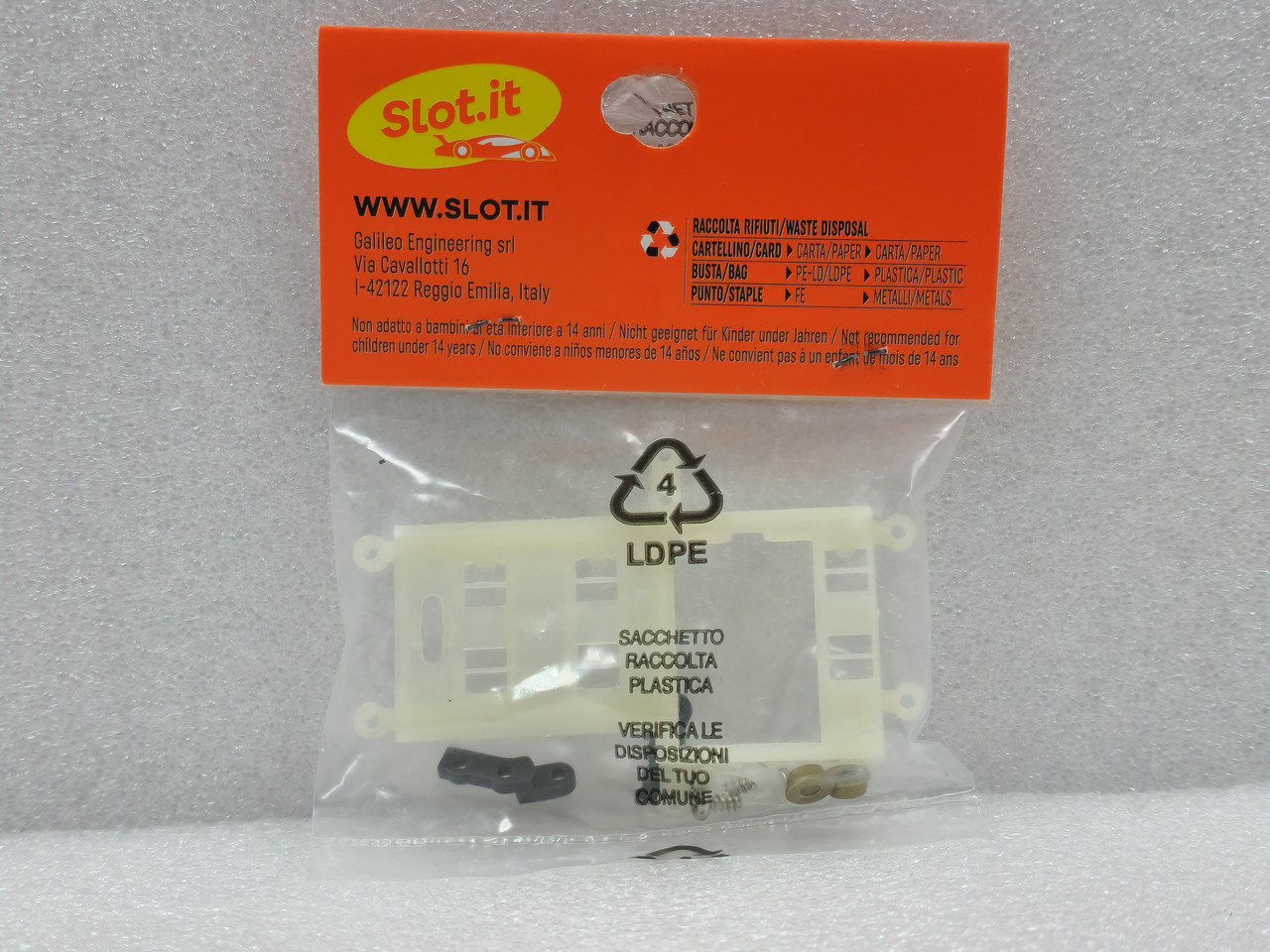 SICH115b Slot.it Sidewinder Motor Mount 1mm Offset Pod EVO6 - Bearings ...
