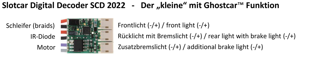 SCD2022 FT-Slottechnik Carrera Digital Decoder Chip 1:32 Slot Car Part ...