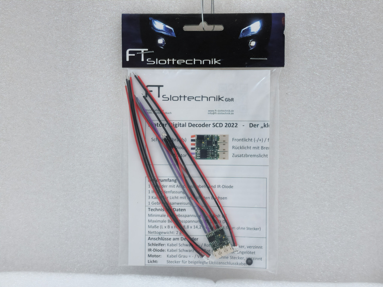 SCD2022 FT-Slottechnik Carrera Digital Decoder Chip 1:32 Slot Car Part ...