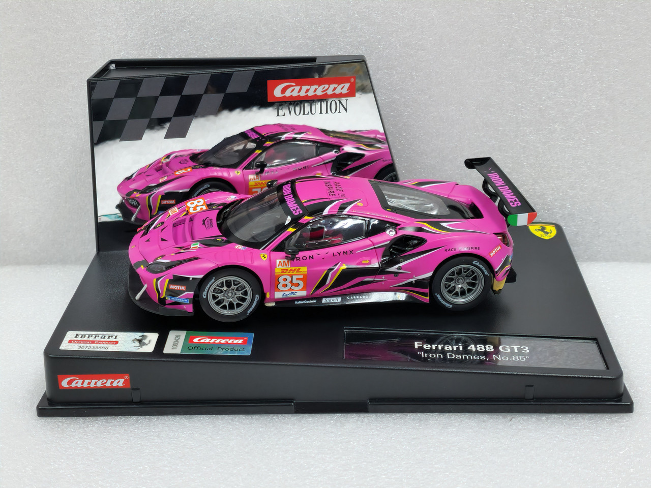 27750 Carrera Evolution Ferrari 488 GT3 Iron Dames, #85 1:32 Slot Car ...