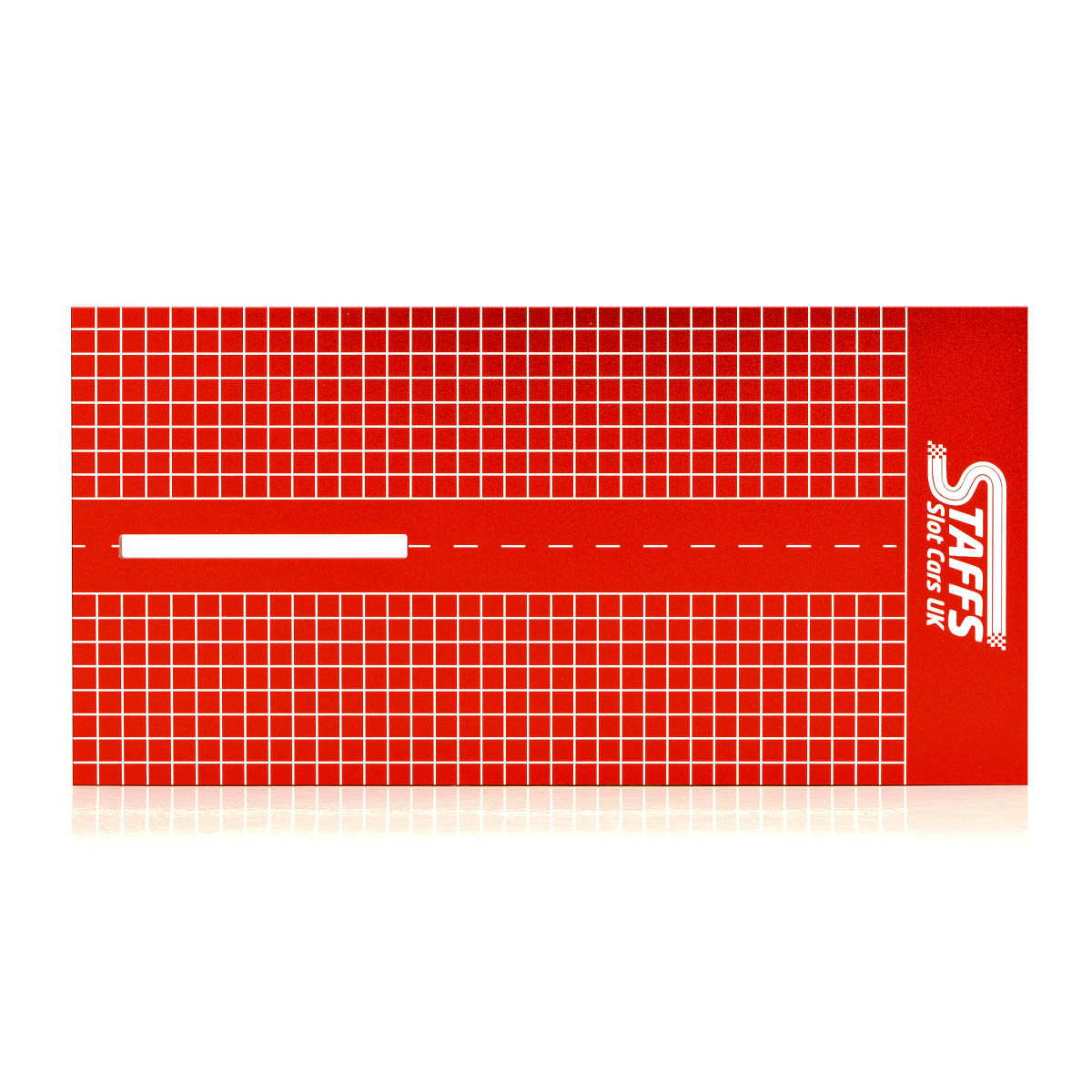 STAFFS179 Staffs Alloy Setup Plate 200x100mm Red 1:24 Slot Car ...