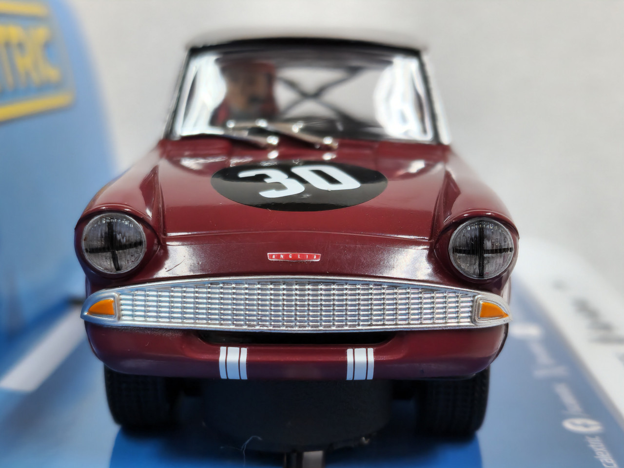 C4546 Scalextric Ford Anglia 105E Broadspeed, #30 1:32 Slot Car - Great ...