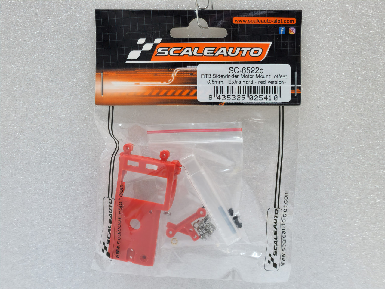 SC-6522c Scaleauto Motor Mount RT3 Sidewinder Offset 0.5mm Extra Hard ...