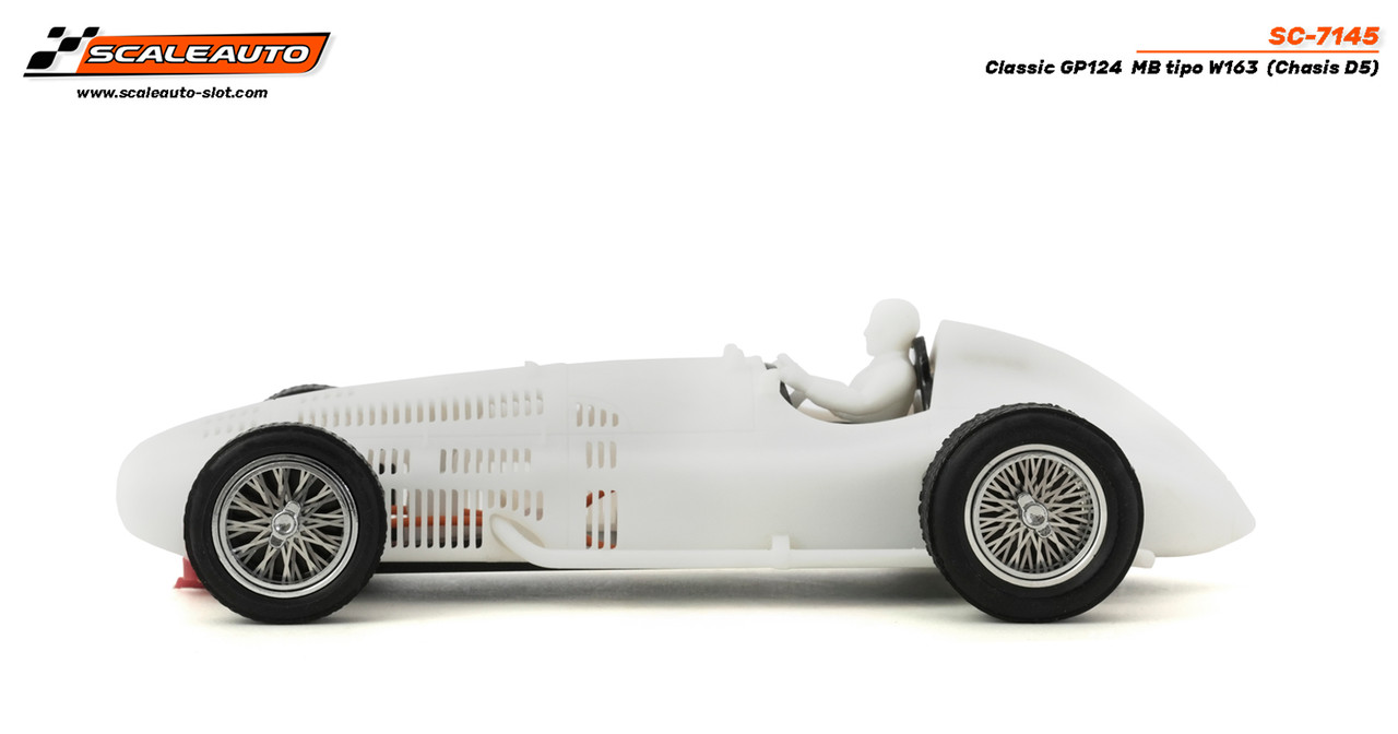 SC-7145 Scaleauto GP124 Classic Mercedes-Benz W163 Chassis D5 White Kit ...