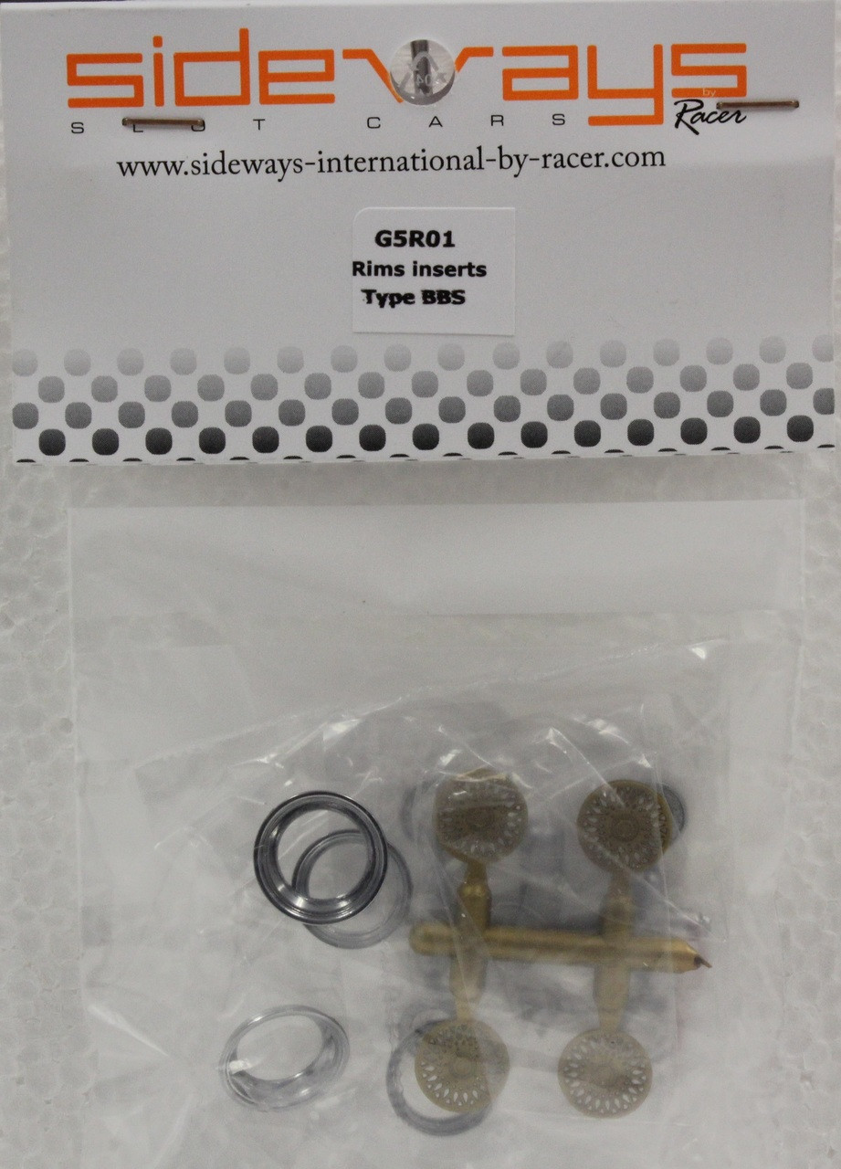 G5R01 Racer Sideways Type BBS Wheel Inserts 1:32 Slot Car Part - Great ...