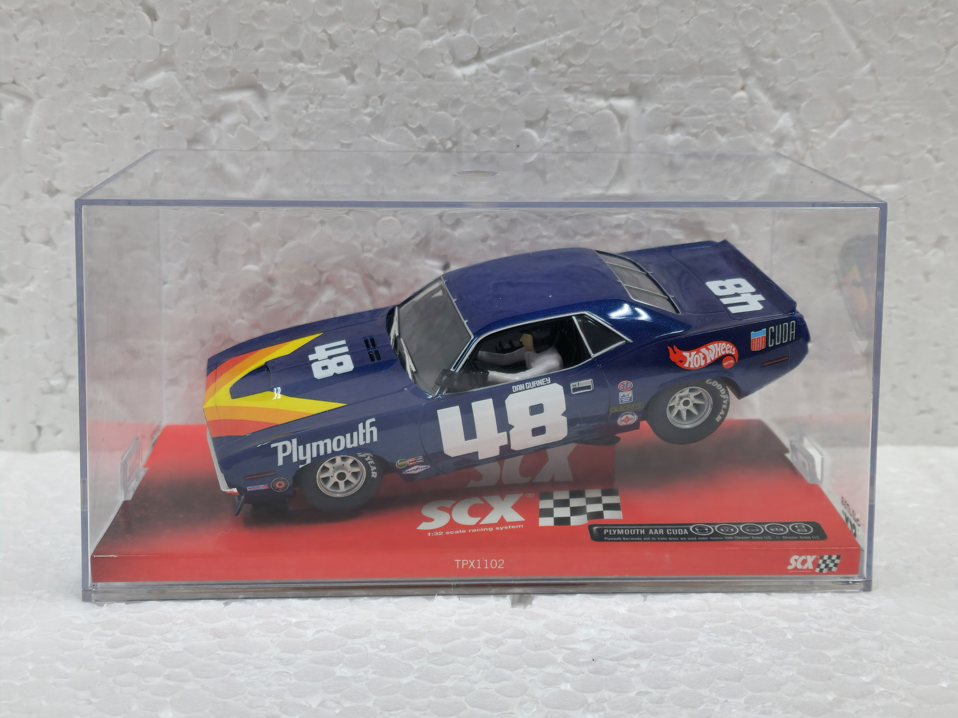 63580 SCX Plymouth Trans Am AAR CUDA Hot Wheels Dan Gurney #48 1970 ...
