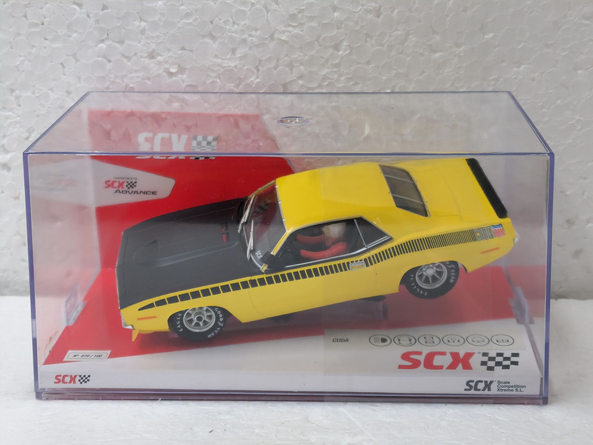 U10443X300 SCX Plymouth Trans Am AAR CUDA Lemon Twist 1970 1:32 Slot ...