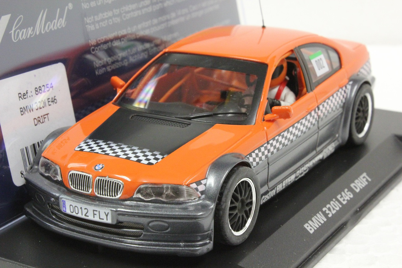 88254 Fly BMW 320i E46 Drift 1:32 Slot Car - Great Traditions